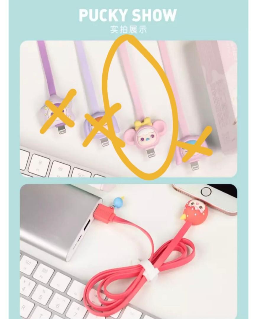 POPMART PUCKY Type-C lightning cable for iPhone/iPad, Computers & Tech ...