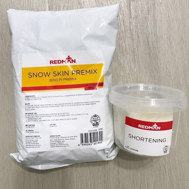 Redman Snowskin Premix and Shortening, Food & Drinks, Homemade Bakes on ...