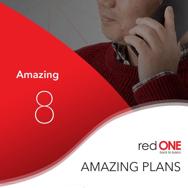 redONE sim only plan | AMAZING $8 | AMAZING $18 | AMAZING $28 | AMAZING ...