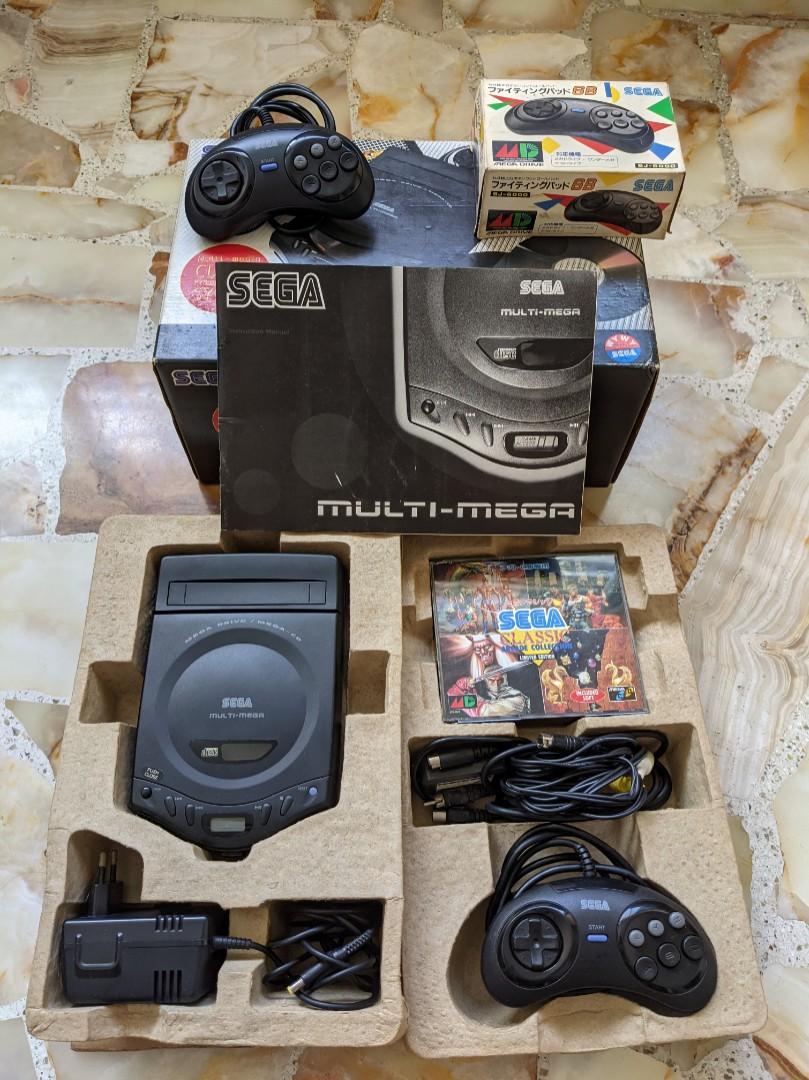 Retro Sega Multi-Mega CD & cartridge gaming console (Bidding ends 12 PM ...