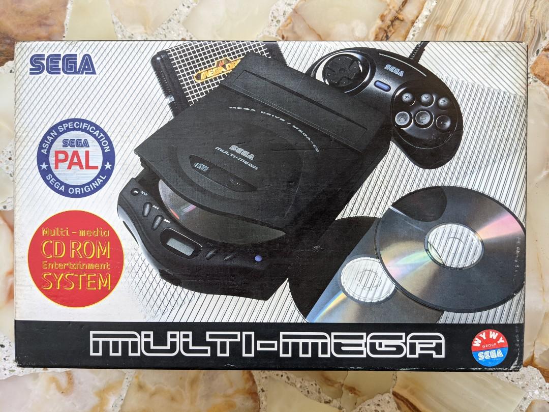 Retro Sega Multi-Mega CD & cartridge gaming console (Bidding ends 12 PM ...