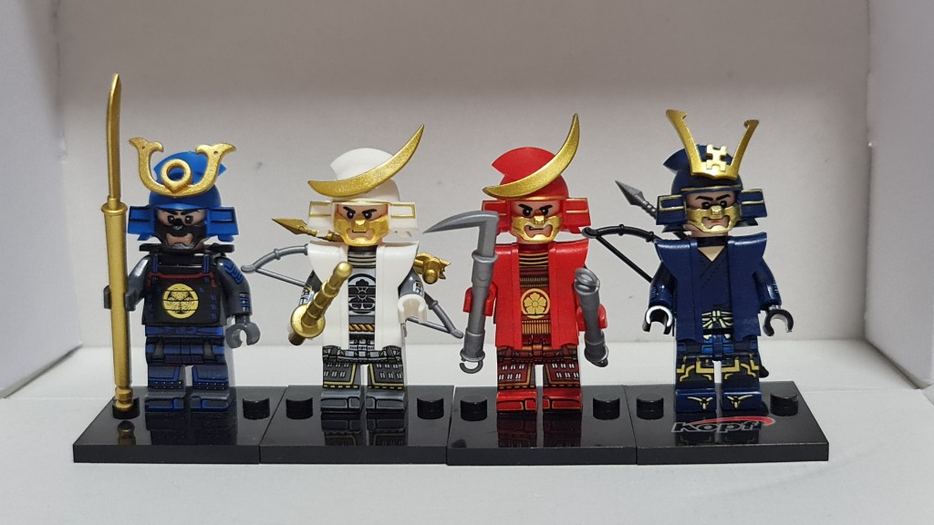 [EX-STOCK 3rd Nov 2022] Samurai Minifigures set of 18 Characters (Lego ...