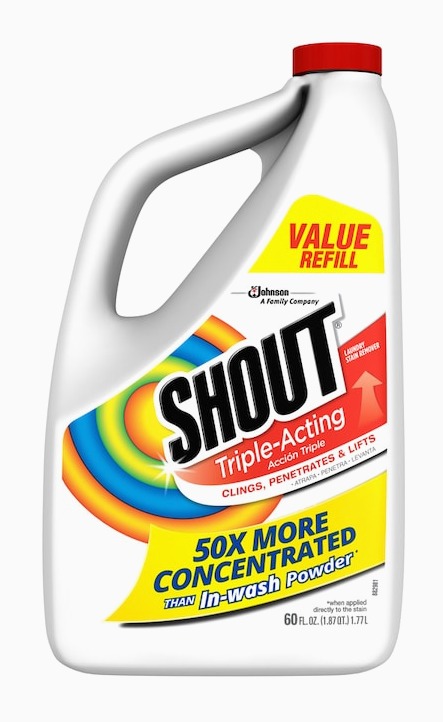 SC Johnson Shout Triple-Acting Stain Remover (60 oz.), Furniture & Home ...