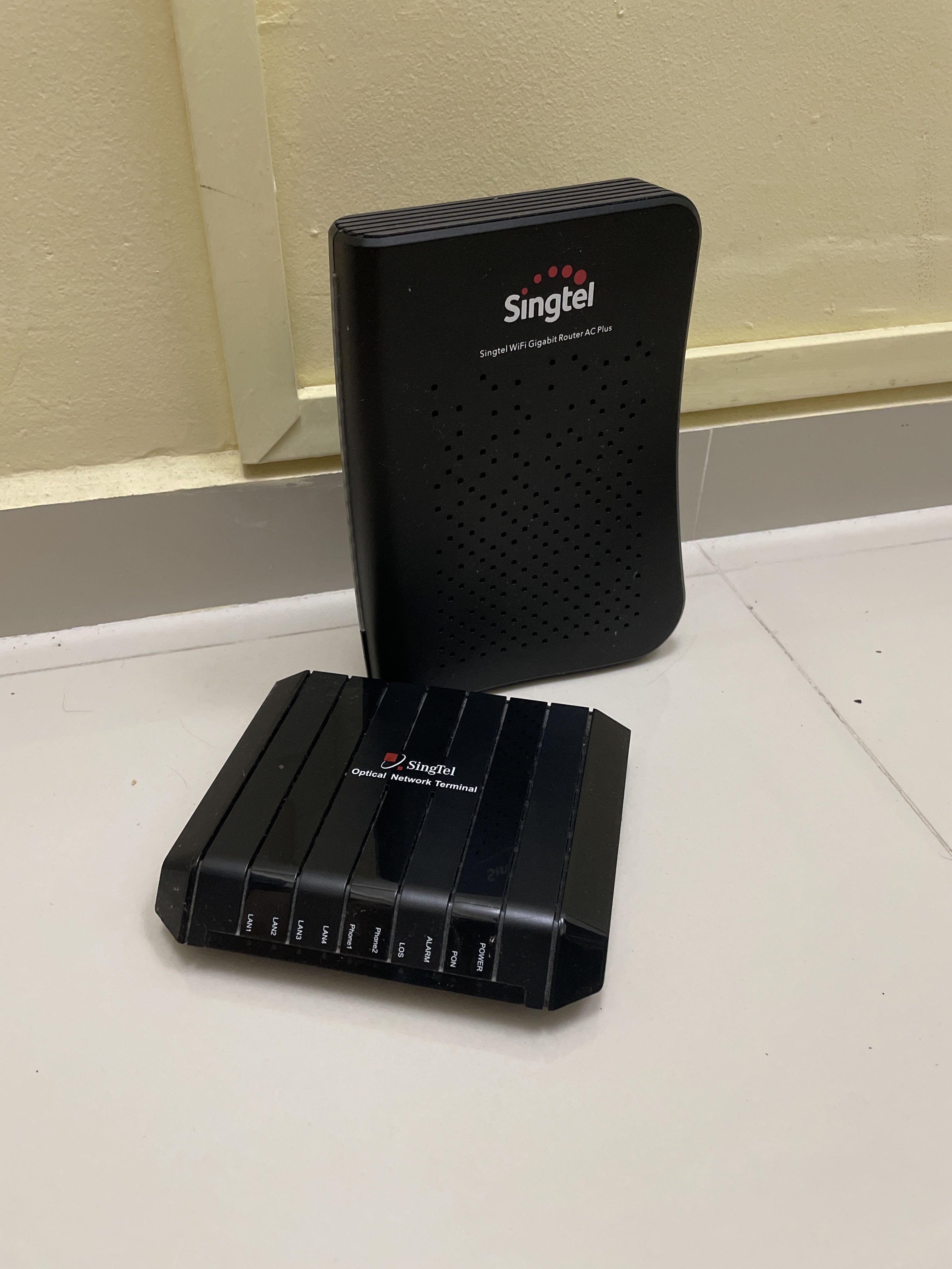 Singtel Router & Optical Network Terminal, Computers & Tech, Parts ...