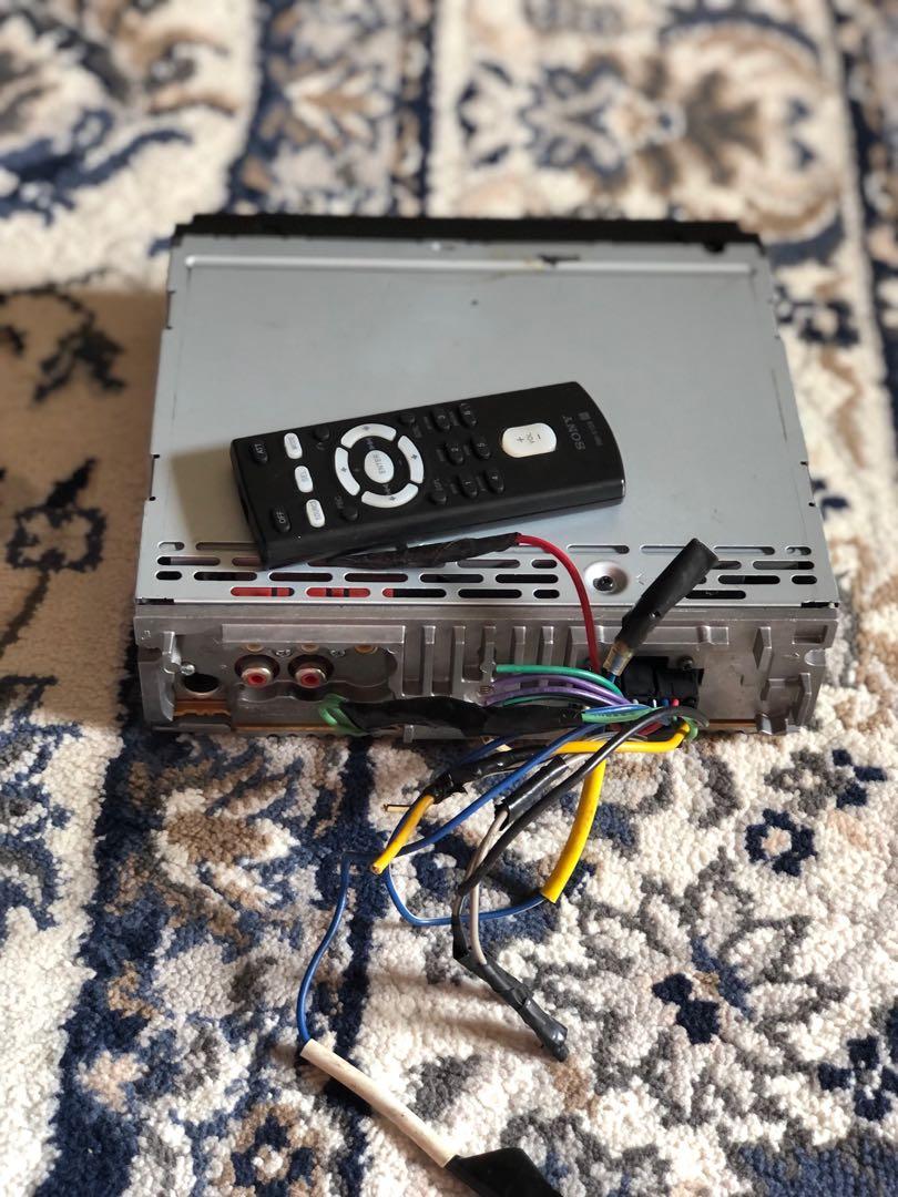 Sony vcd single din head unit player, Auto Accessories on Carousell