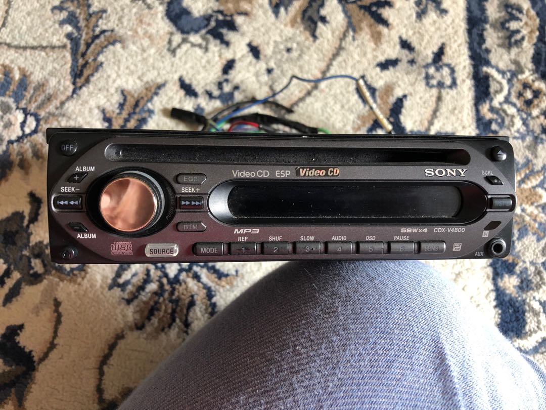 Sony vcd single din head unit player, Auto Accessories on Carousell