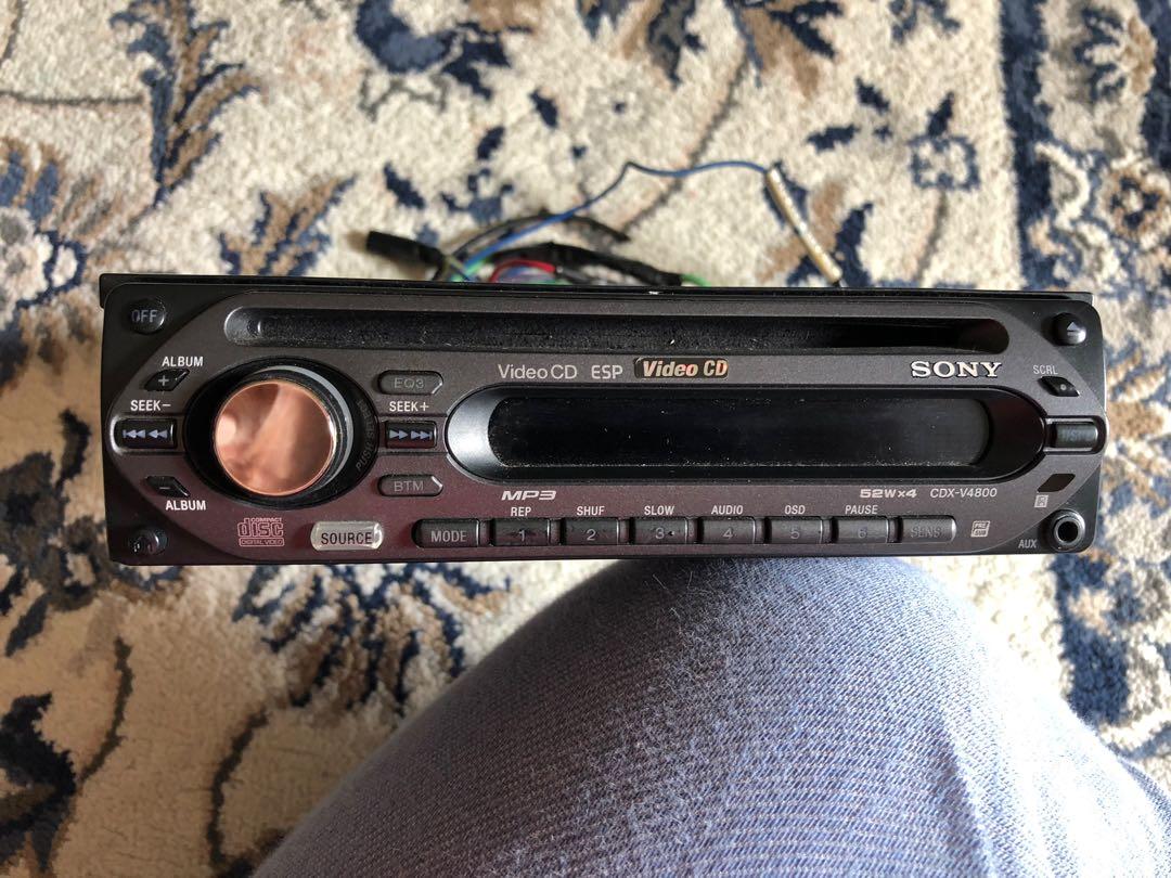 Sony vcd single din head unit player, Auto Accessories on Carousell