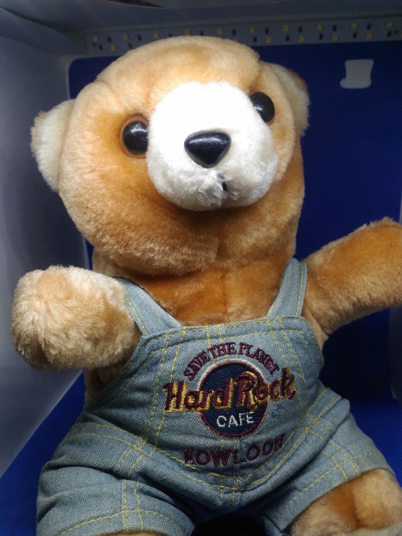 Souvenir Teddy Bear - Hard Rock Cafe Kowloon, Hobbies & Toys ...
