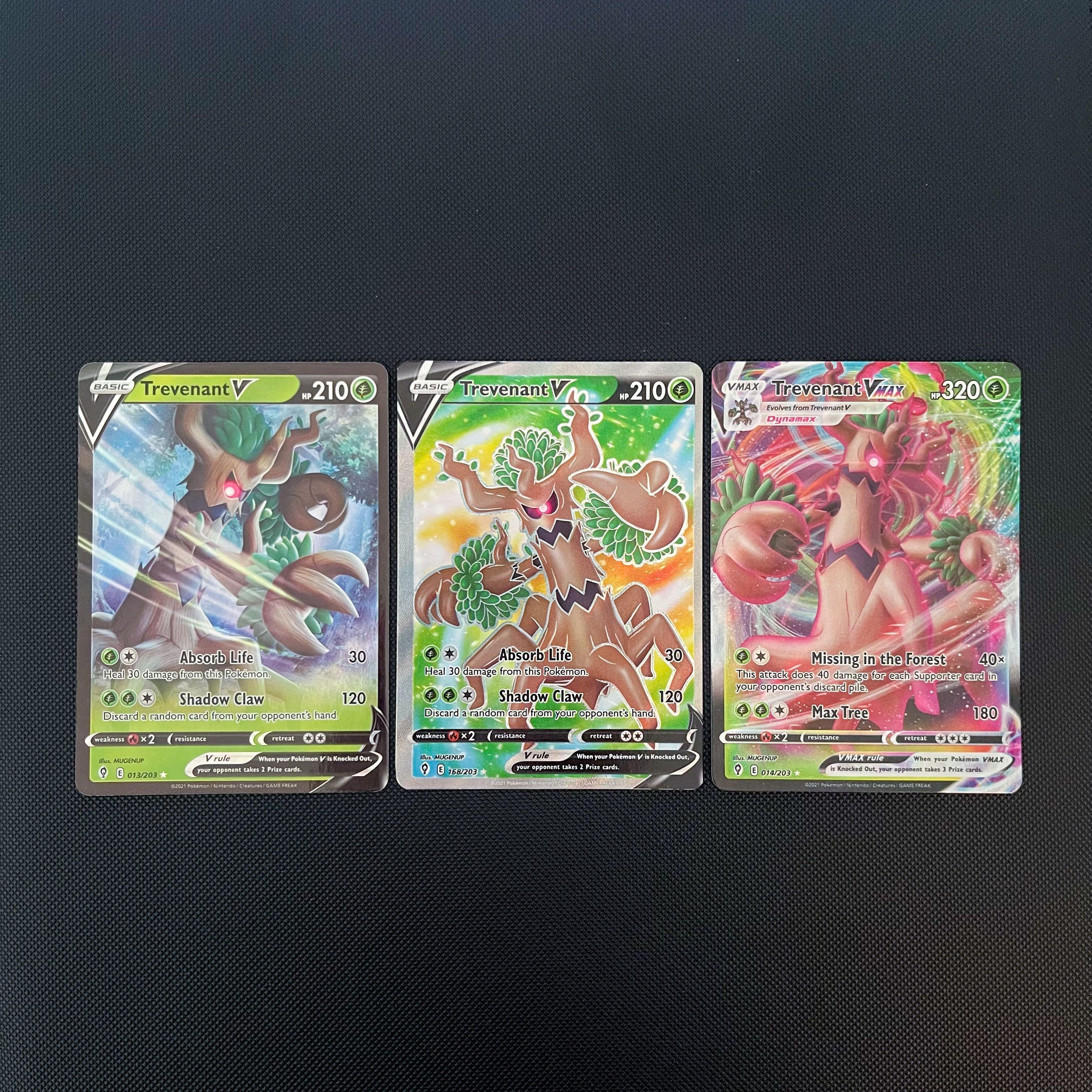 Trevenant V/Vmax/Full Art Set Evolving Skies Pokemon Cards, Hobbies ...
