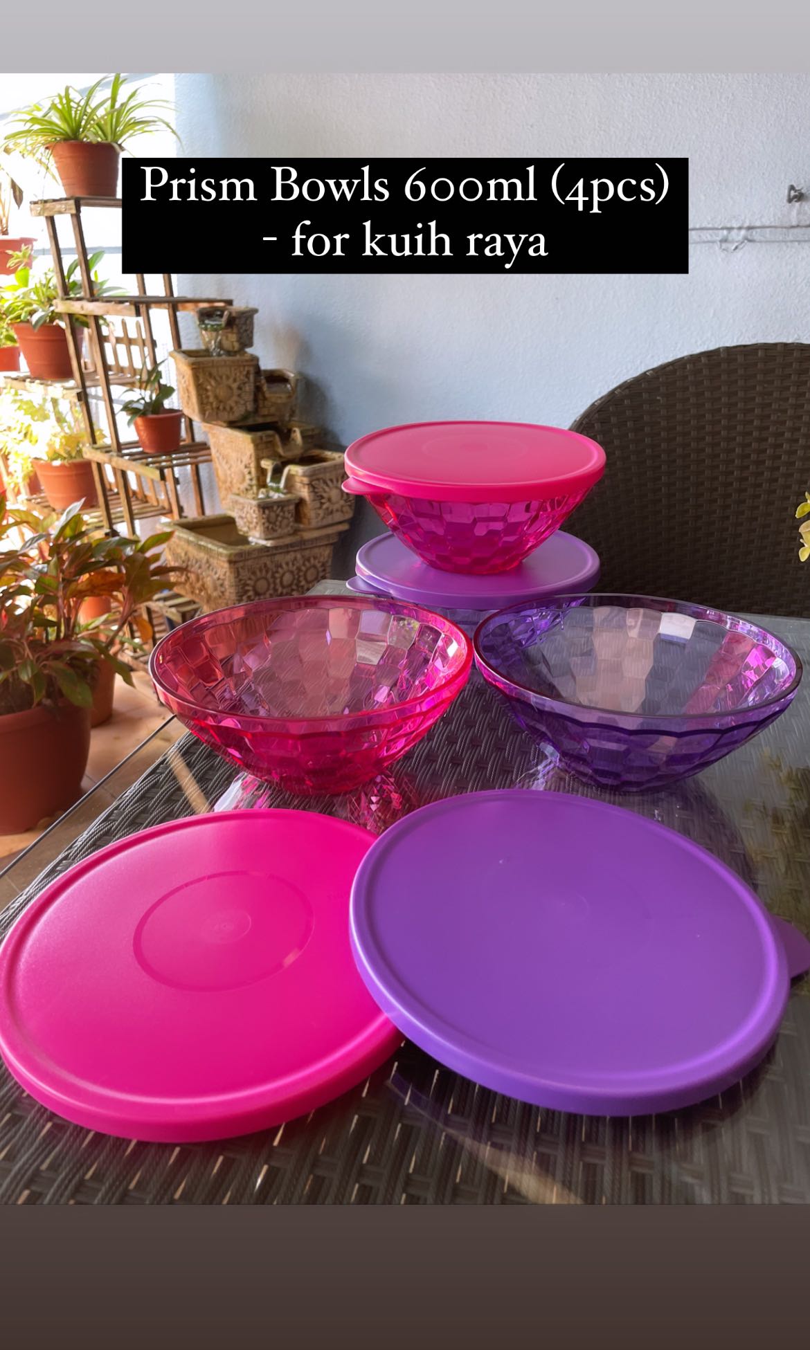 Tupperware Prism Bowls, Furniture & Home Living, Kitchenware ...