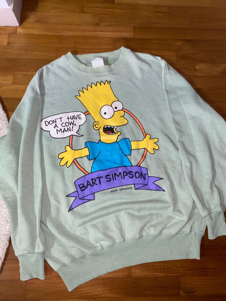 vintage bart simpson sweatshirt, Men's Fashion, Tops & Sets, Tshirts ...