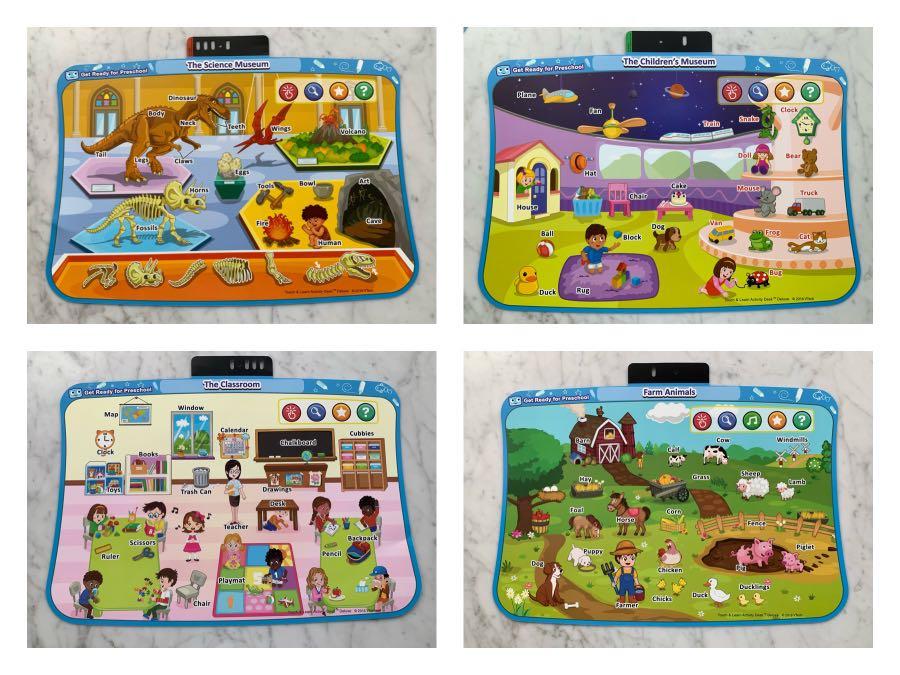 VTech Learning Table & Chair (lightly used), Babies & Kids, Baby ...