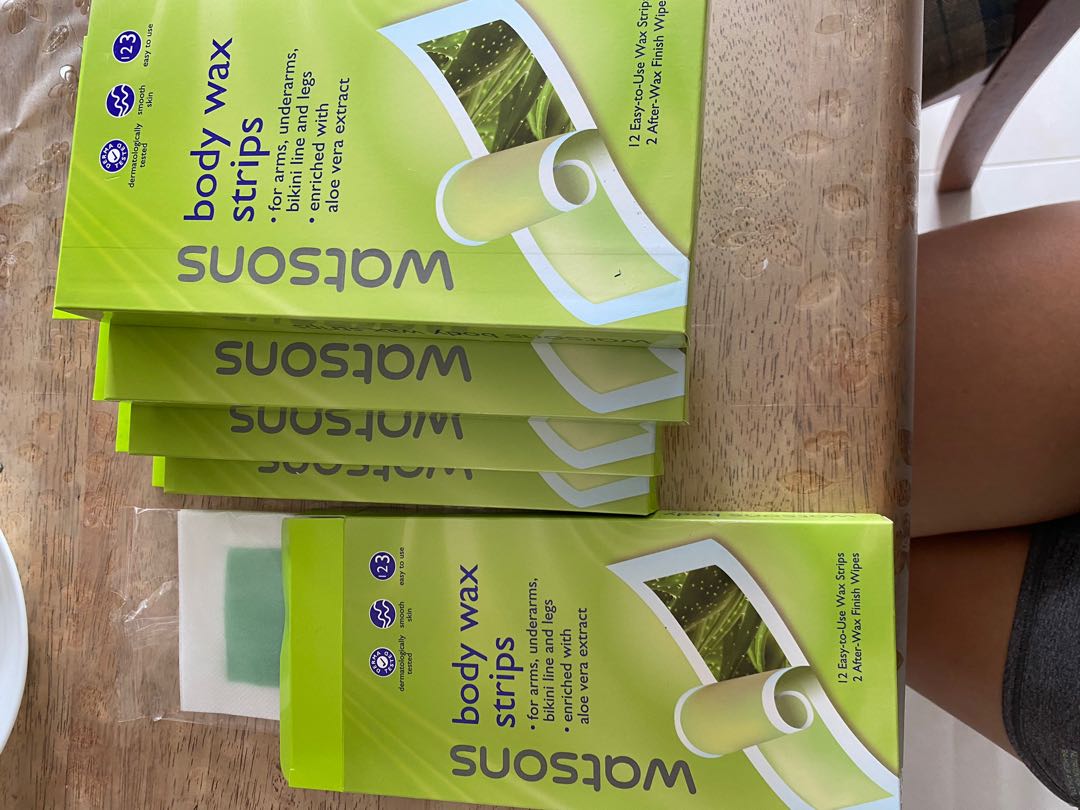 4 boxes $18-Watson body wax strips, Beauty & Personal Care, Bath & Body ...