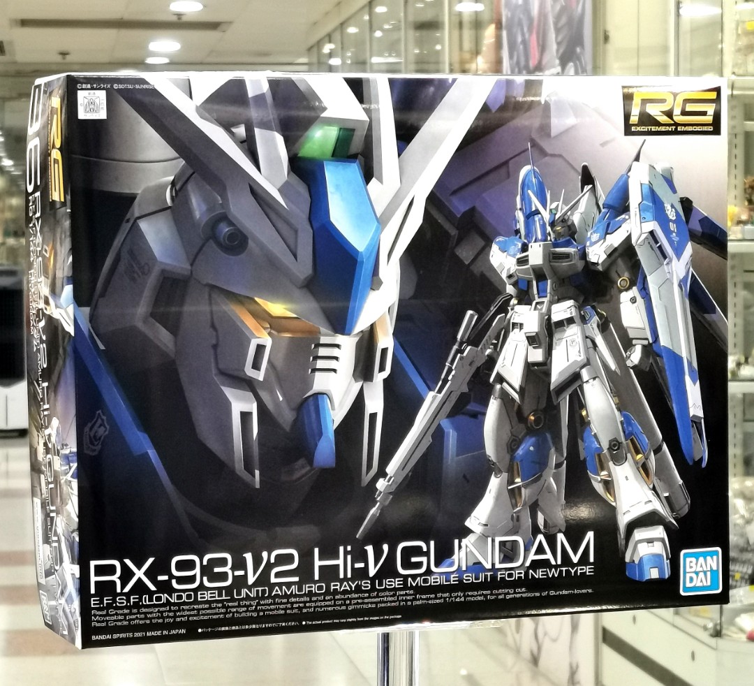 日通動畫 Bandai 4573102619150 RG RX-94-V2 Hi-V Gundam Plastic Model Kit 現貨 ...