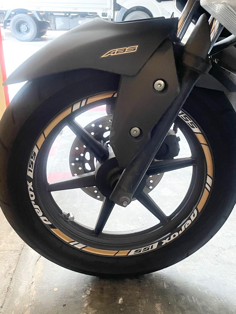 Aerox RCB Sport Rim Black, Motorcycles, Motorcycle Accessories on Carousell