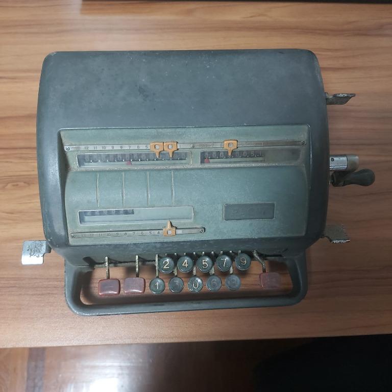 ANTIQUE MANUAL CALCULATOR MACHINE, Hobbies & Toys, Memorabilia ...