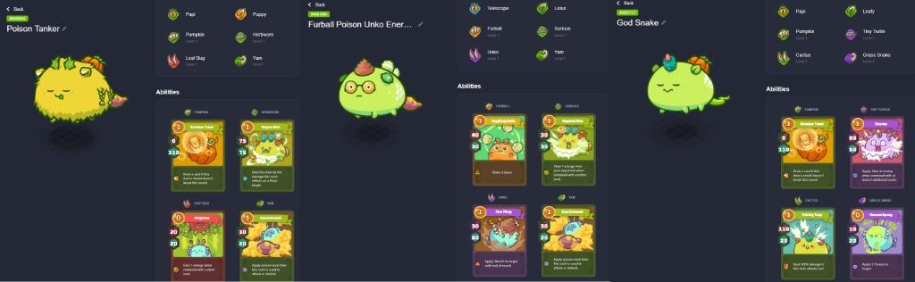 Axie Infinity - Poison Team 2K MMR, Video Gaming, Video Games, Others ...