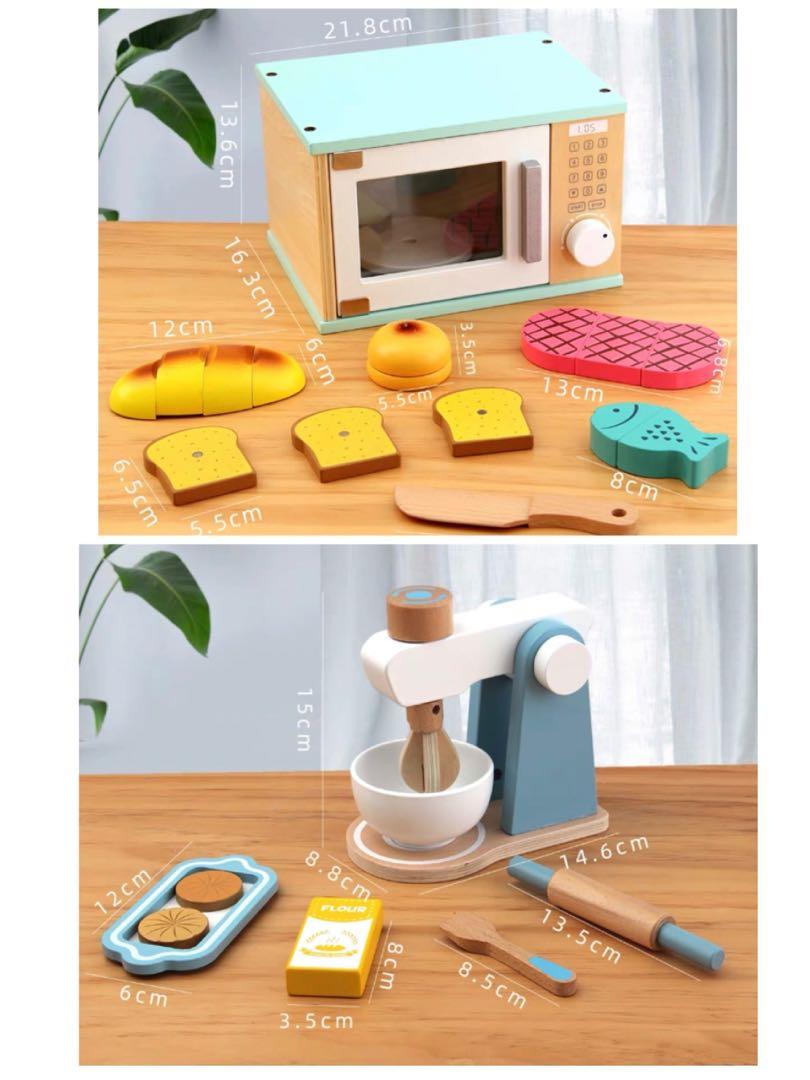 Set of 2: Bakers Wooden Toy Bundle Set, Hobbies & Toys, Toys & Games on ...