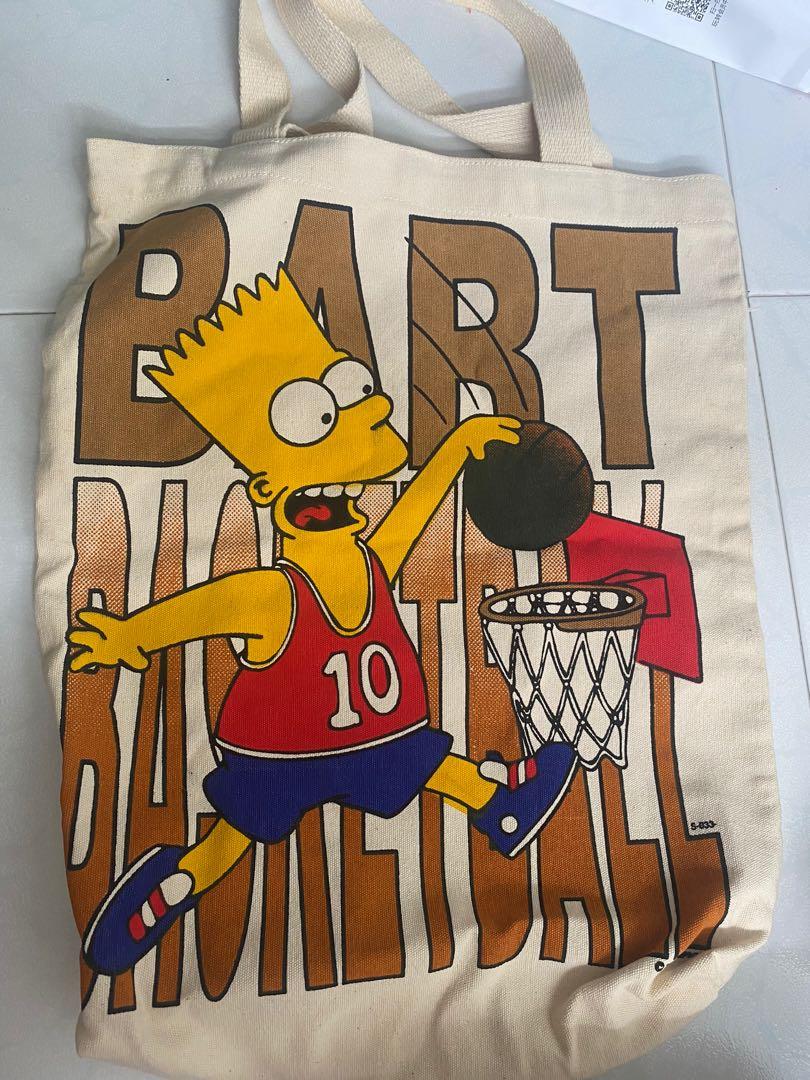 Bart simpson basketball tote, Women's Fashion, Bags & Wallets, Tote ...