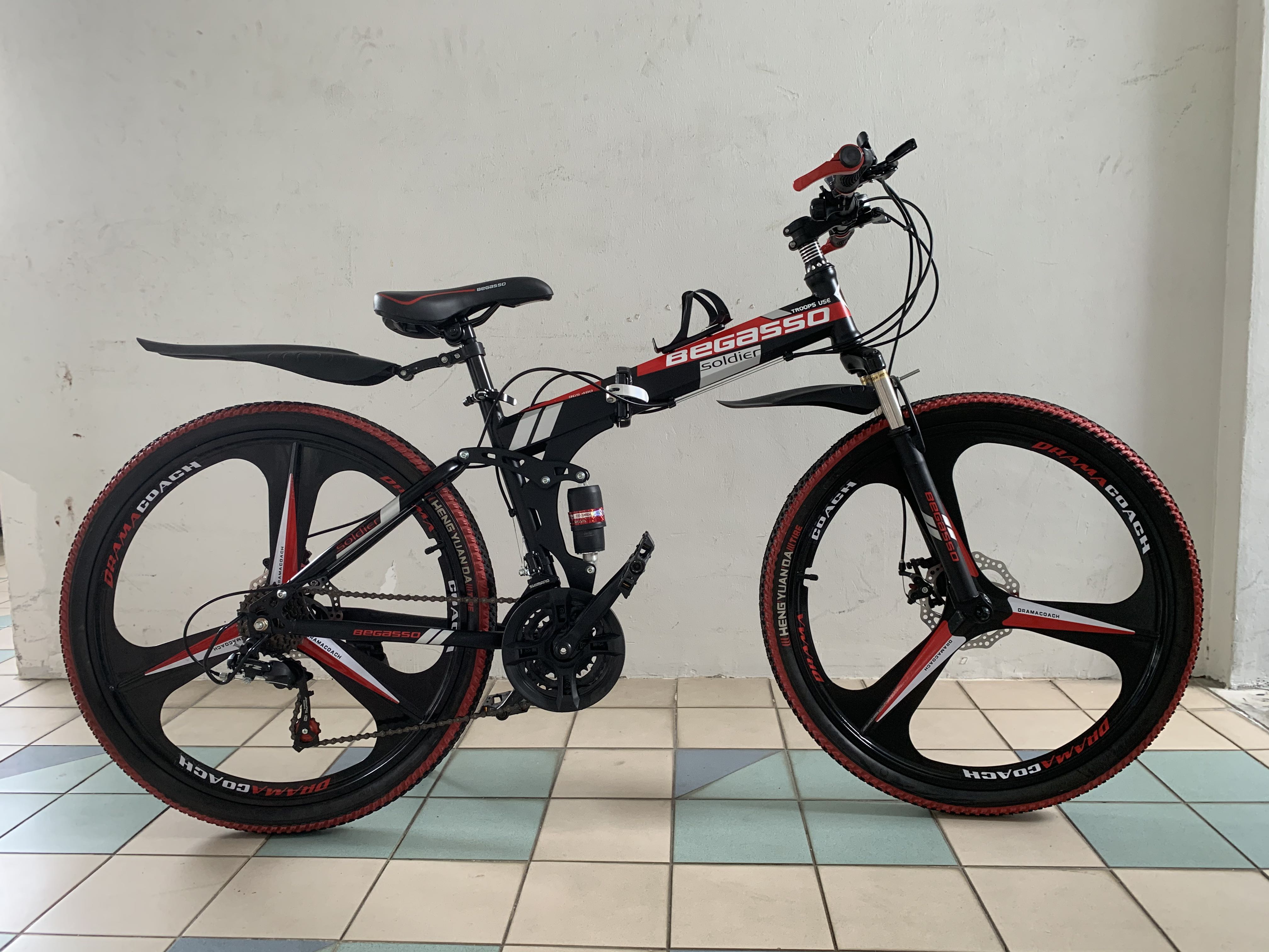 Begasso Foldable Mountain Bike, Sports Equipment, Bicycles & Parts ...