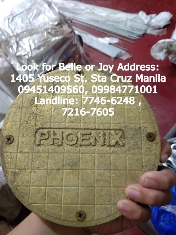 Brass Clean Out Cover 6", Commercial & Industrial, Construction Tools ...