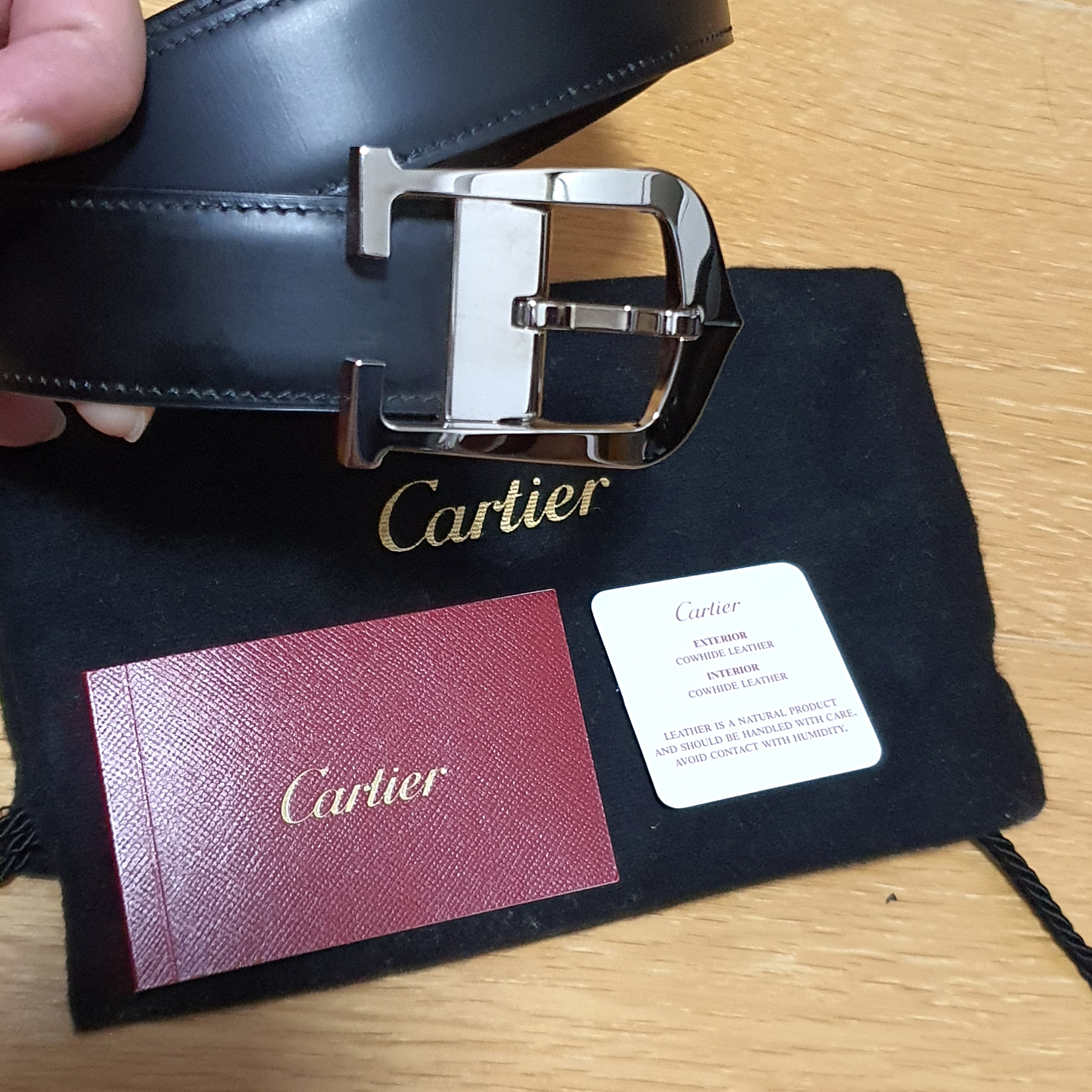 Authentic Cartier Belt - Adjustable Length, Luxury, Accessories on ...