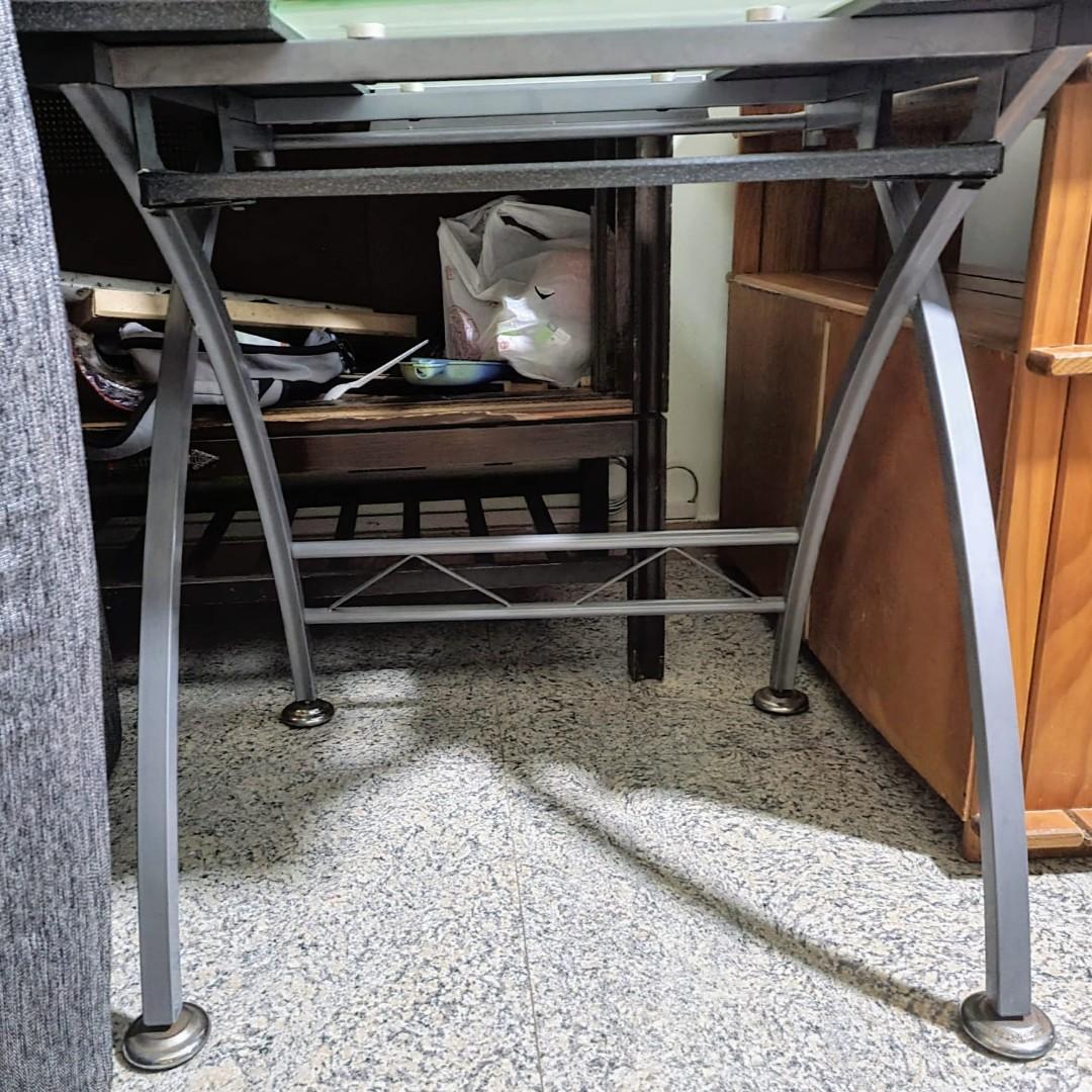 Computer table with pull out keyboard slot. Study desk, Furniture ...