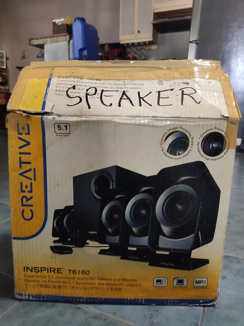 Creative Inspire T6160 5.1 Speakers, Audio, Soundbars, Speakers ...