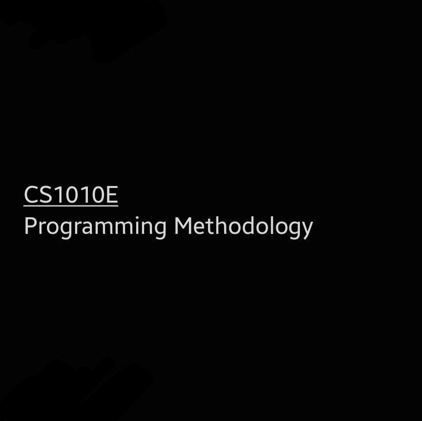 Cs1010e Programming Methodology Hobbies And Toys Books And Magazines Assessment Books On Carousell