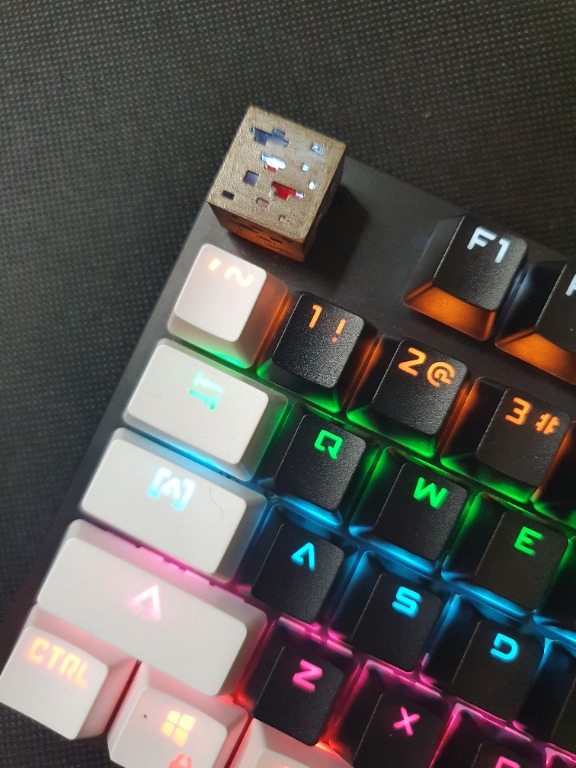 Custom Keycaps Keyboard Stone Minecraft Red Mechanical Switches ...