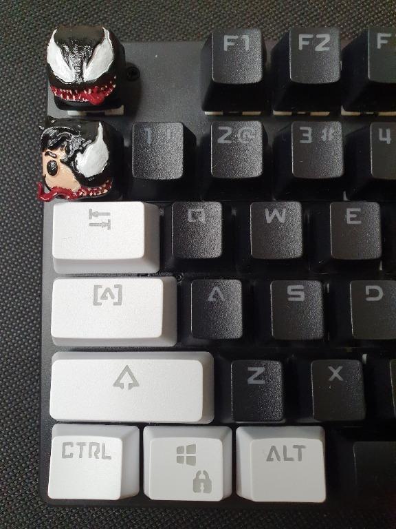 Custom Keycaps Keyboard Venom Carnage Marvel Mechanical Switches ...