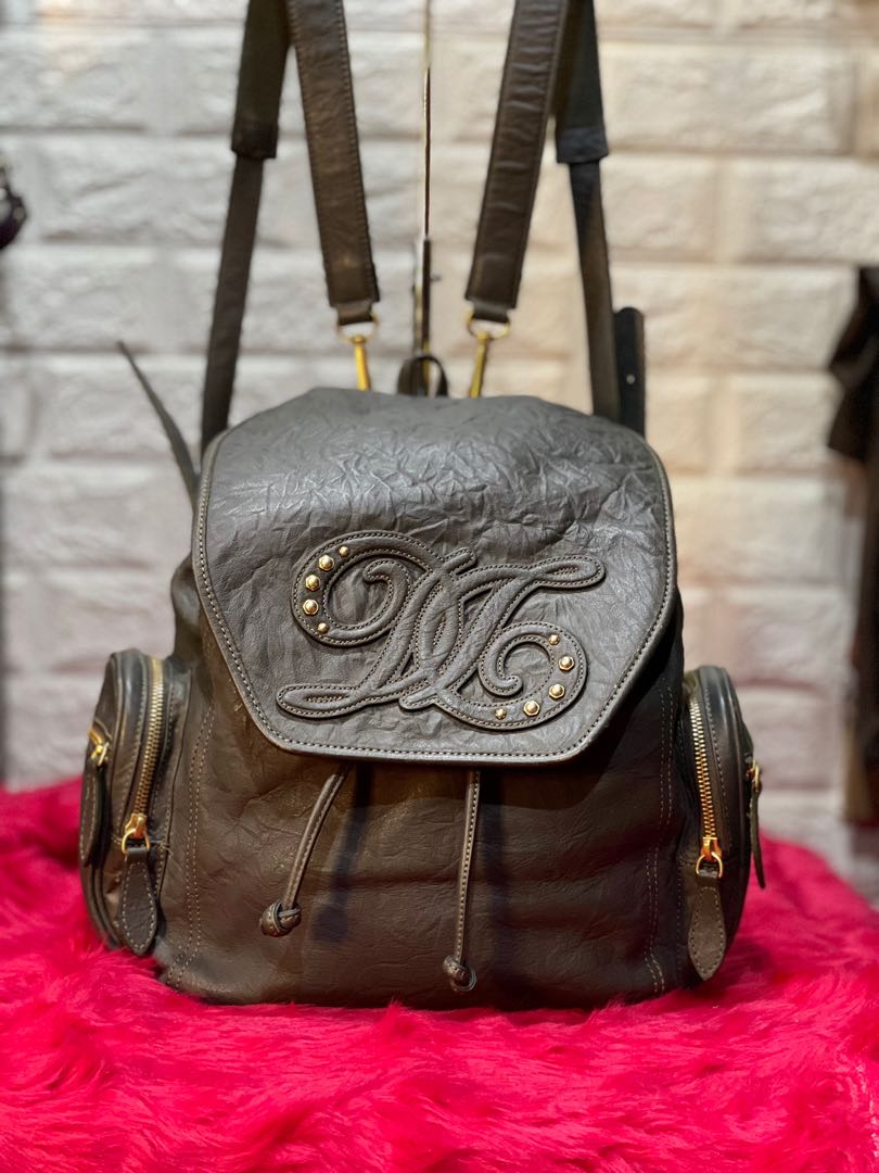 DAKS Leather Backpack, Women's Fashion, Bags & Wallets, Backpacks on ...