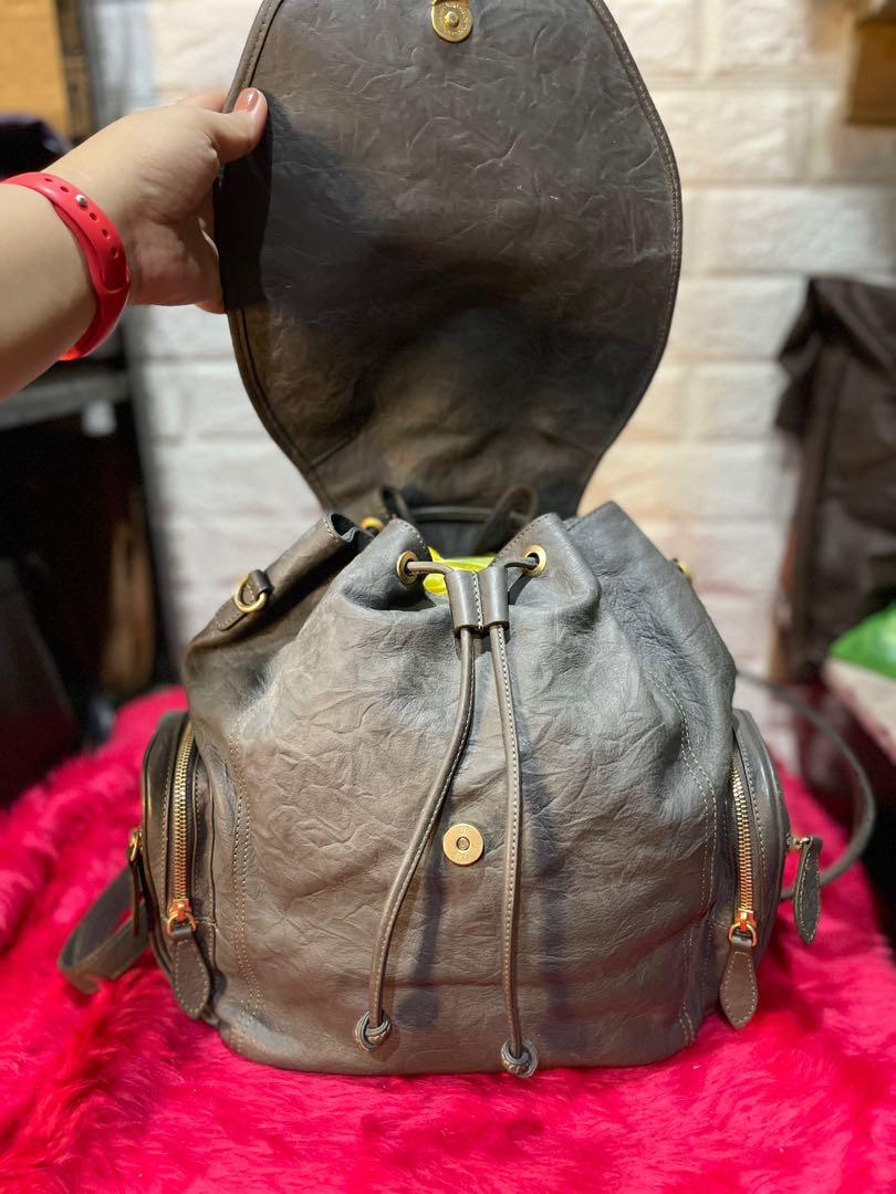 DAKS Leather Backpack, Women's Fashion, Bags & Wallets, Backpacks on ...