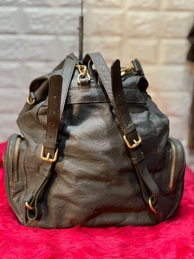 DAKS Leather Backpack, Women's Fashion, Bags & Wallets, Backpacks on ...