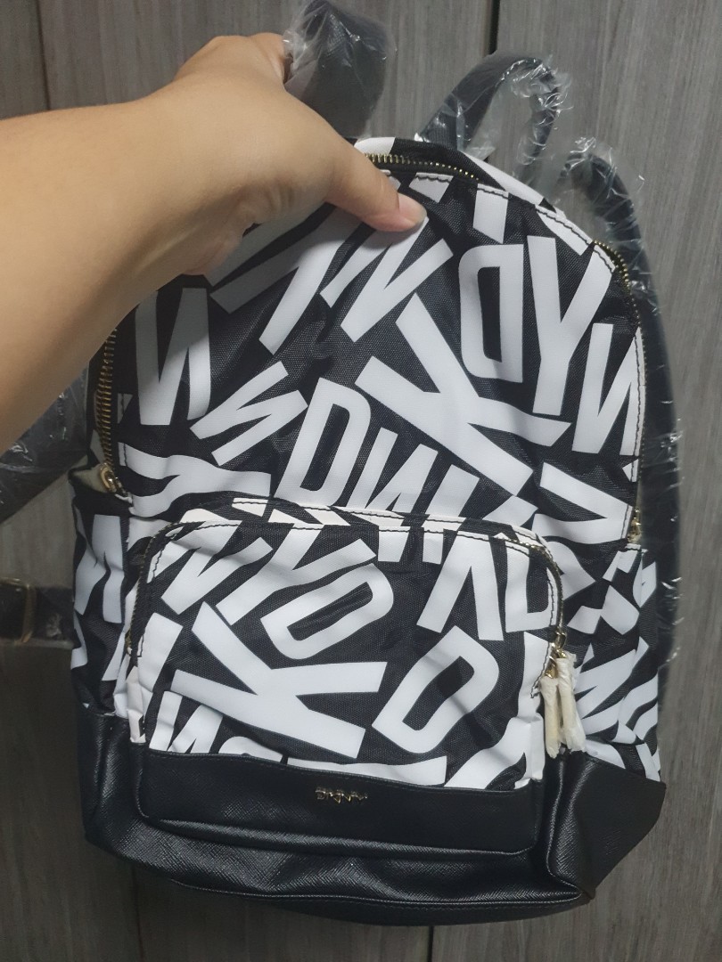 DKNY LOGO MINI BACKPACK (Authentic), Women's Fashion, Bags & Wallets ...