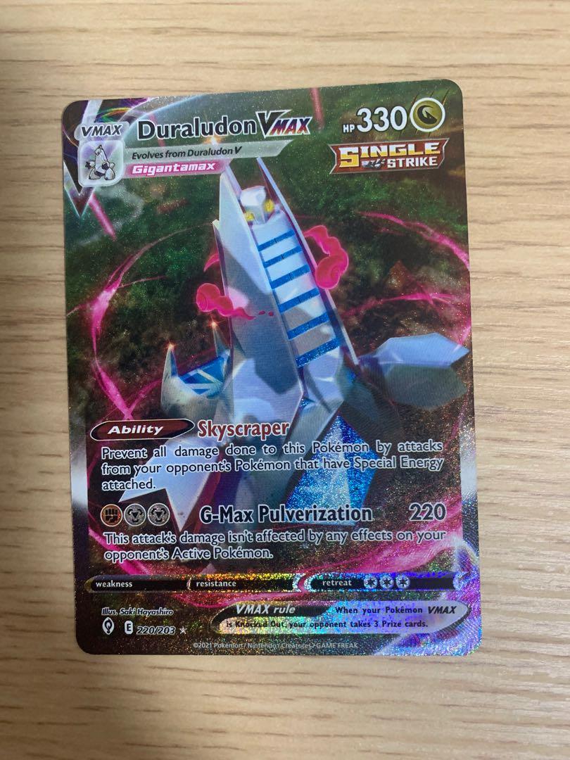 Duraludon Vmax AA Evolving Skies Rainbow, Full Art, Hobbies & Toys ...