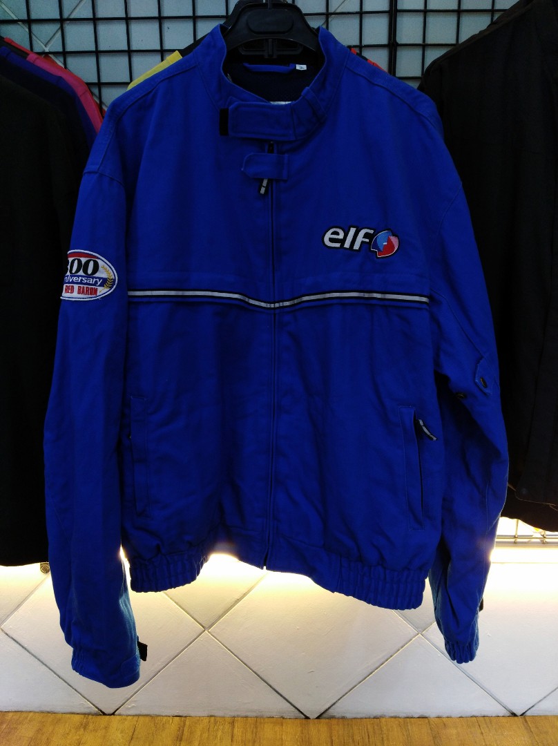 Elf racing jacket, Men's Fashion, Coats, Jackets and Outerwear on Carousell