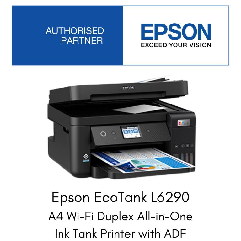 Epson L6290 Wi-Fi Duplex All-in-One Ink Tank Printer with ADF ...