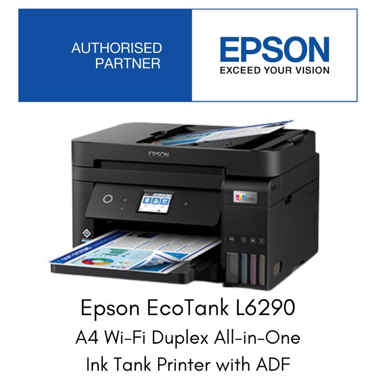 Epson L6290 Wi-Fi Duplex All-in-One Ink Tank Printer with ADF ...