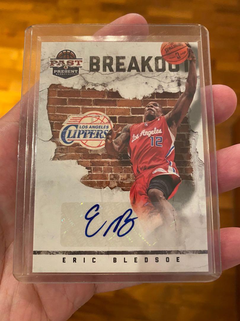 Eric Bledsoe rookie breakout auto sticker past and present Los Angeles ...