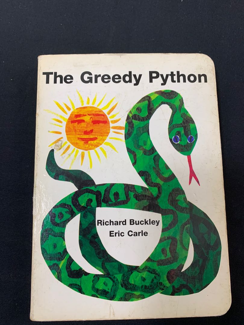 Eric Carle greet Python book, Hobbies & Toys, Books & Magazines ...
