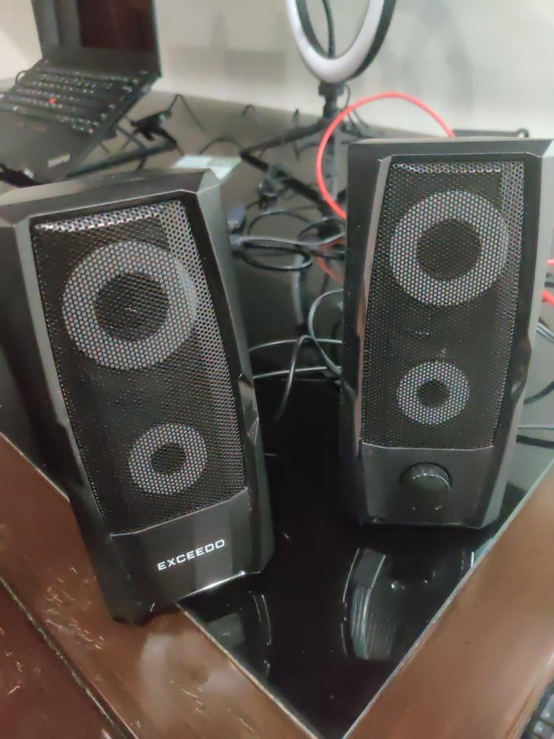 Exceedo speakers with RGB lights, Audio, Soundbars, Speakers ...