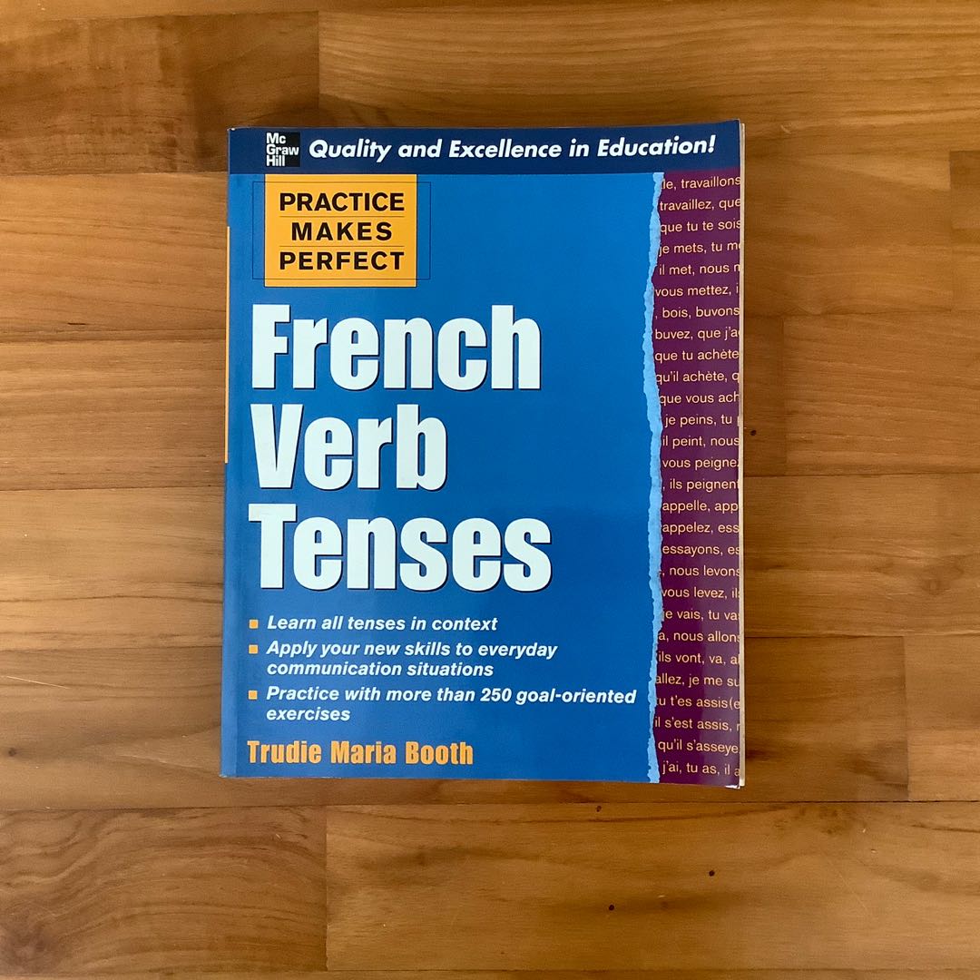 French Verb Tenses, Hobbies & Toys, Books & Magazines, Textbooks on ...
