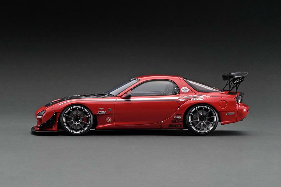 Ignition Model 1/18 FEED RX7 Red, Hobbies & Toys, Toys & Games on Carousell
