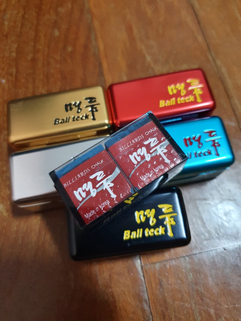 Korean Ballteck Chalk, Sports Equipment, Sports & Games, Billiards ...