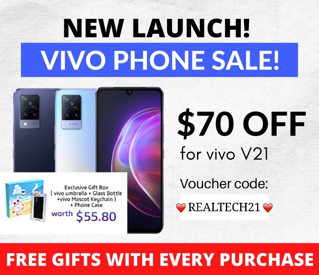 latest model！VIVO V21 8/128GB ultra nightmode camera，5G, Mobile Phones ...