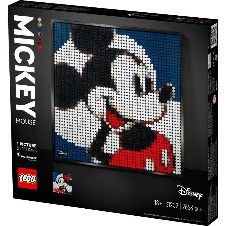 Lego Art 31202 Mickey Mouse, Hobbies & Toys, Toys & Games on Carousell