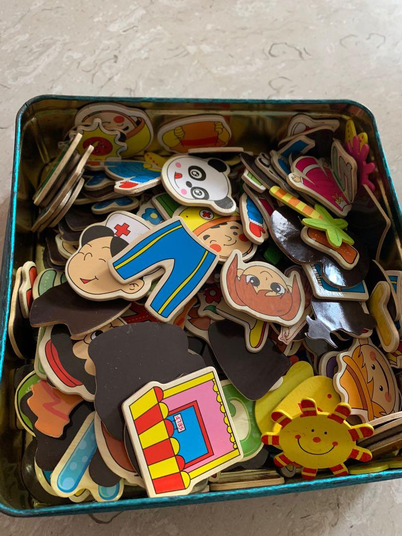 ELC Letters of the Alphabet and magnetic mix match people, Hobbies ...