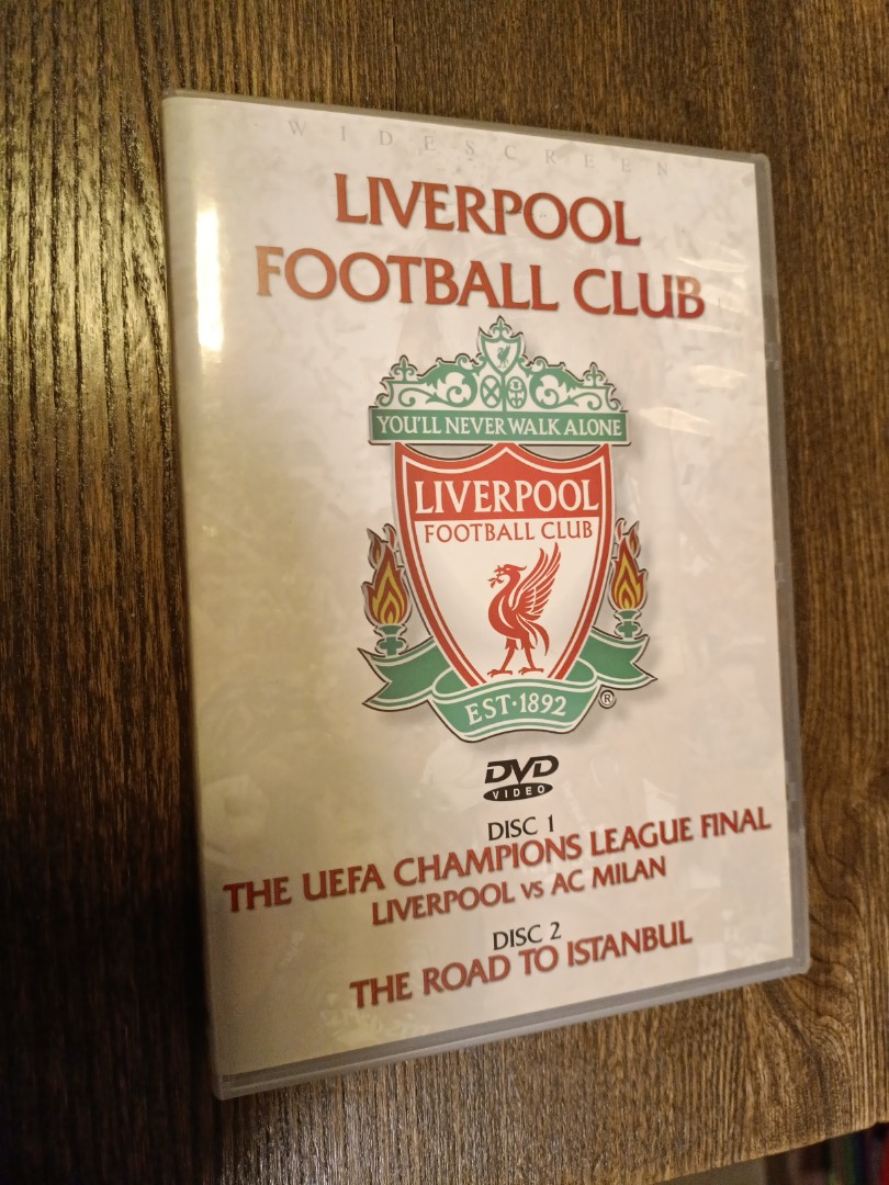 LIVERPOOL UEFA DVD, Hobbies & Toys, Music & Media, CDs & DVDs on Carousell