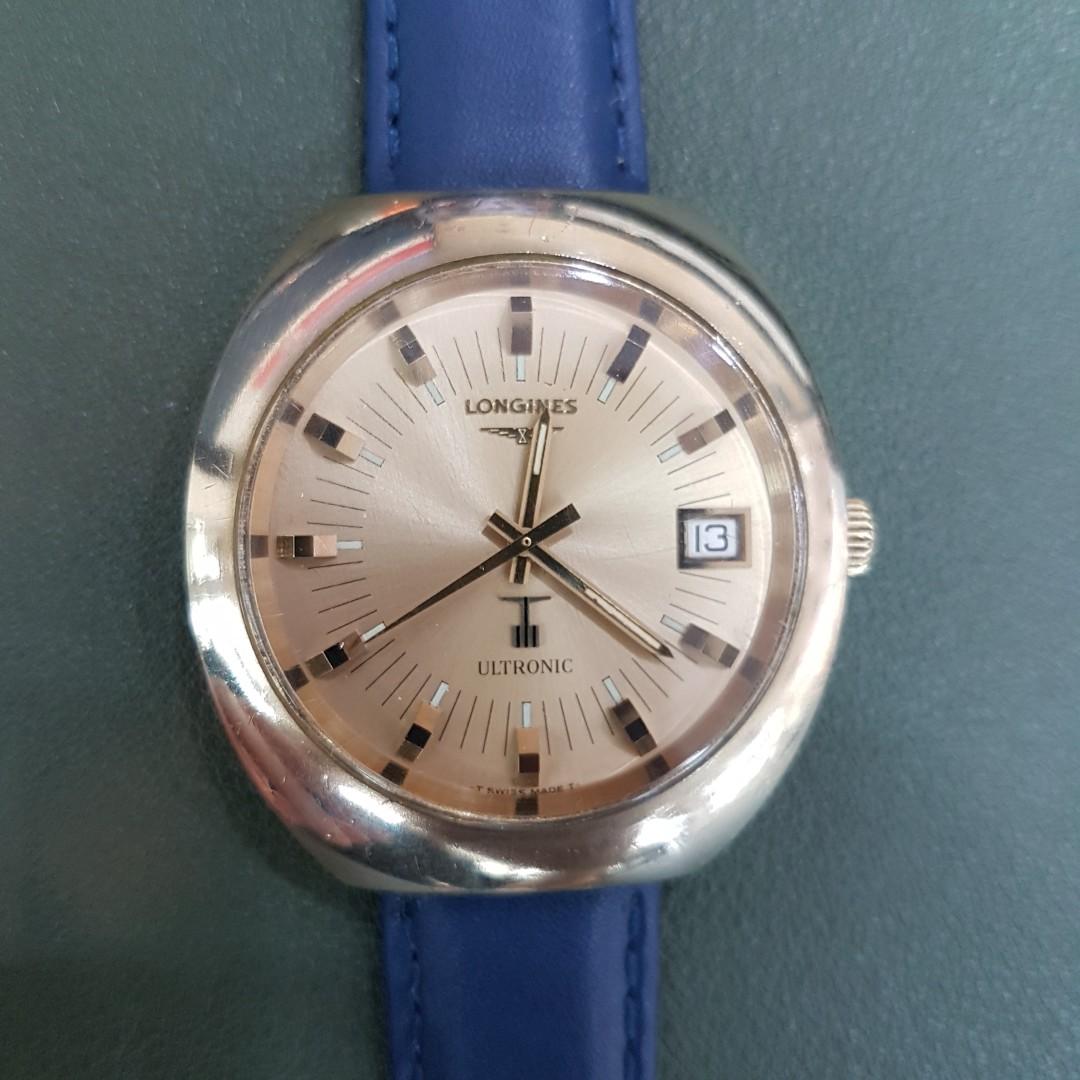 Longines Ultronic Vintage Watch Accutron, Luxury, Watches on Carousell